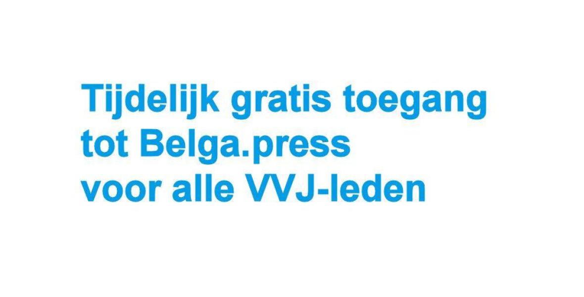 Gratis toegang tot Belga.press voor VVJ-leden verlengd | Vlaamse ...